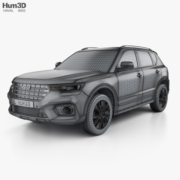 Haval H7 2021 3D model - Download Crossover SUV on 3DModels.org