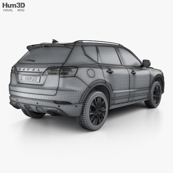 Haval H7 2021 3D model - Download Crossover SUV on 3DModels.org