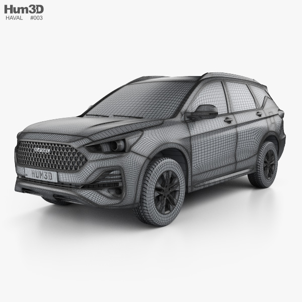 Haval M6 2022 3D model - Download Crossover SUV on 3DModels.org