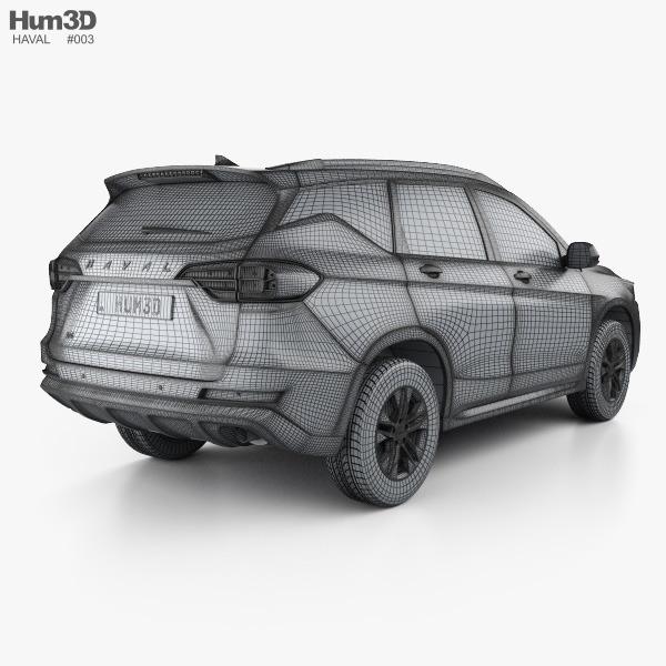 Haval M6 2022 3D model - Download Crossover SUV on 3DModels.org