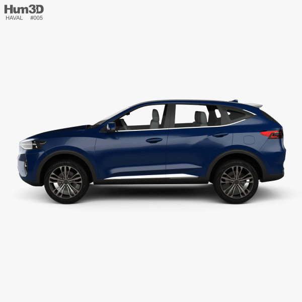 Haval F7 2021 3D model - Download Crossover SUV on 3DModels.org