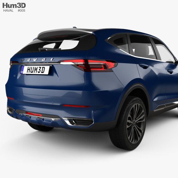 Haval F7 2021 3D model - Download Crossover SUV on 3DModels.org