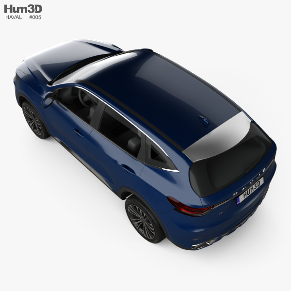 Haval F7 2021 3D model - Download Crossover SUV on 3DModels.org