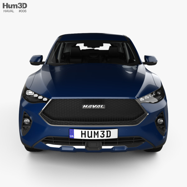 Haval F7 with HQ interior 2021 3D model - Download Crossover SUV on ...