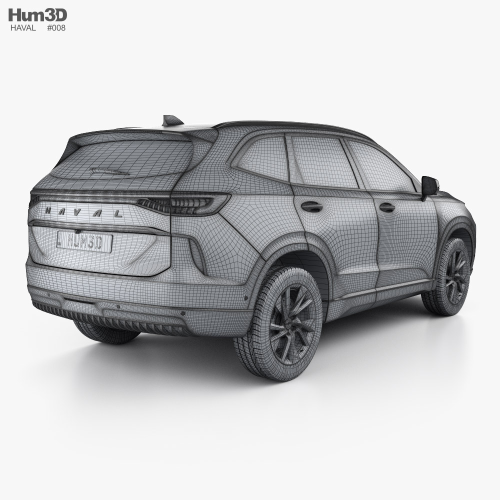 Haval H6 Ultra 2021 3D model - Download Crossover SUV on 3DModels.org