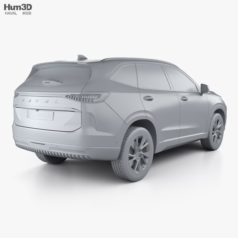 Haval H6 Ultra 2021 3D model - Download Crossover SUV on 3DModels.org