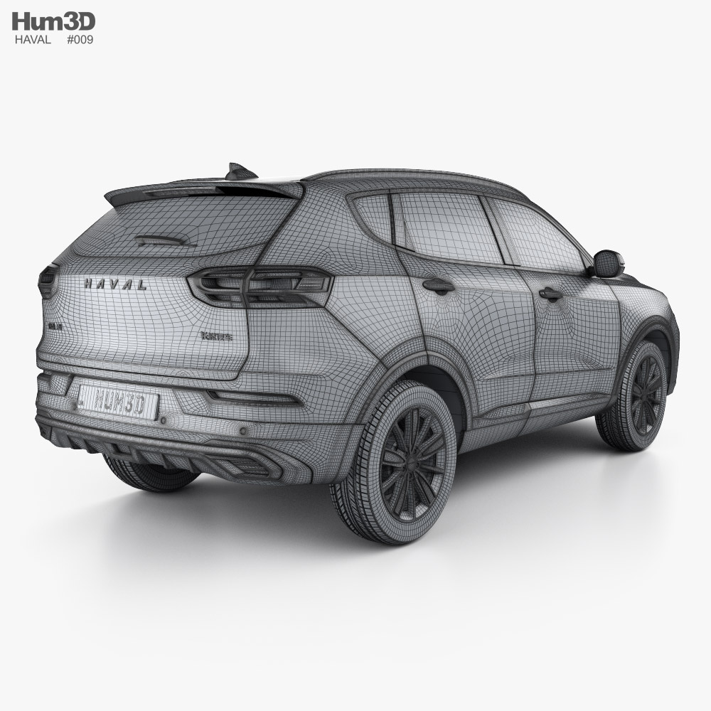 Haval H6 2021 3D 모델 - 다운로드 Crossover SUV on 3DModels.org