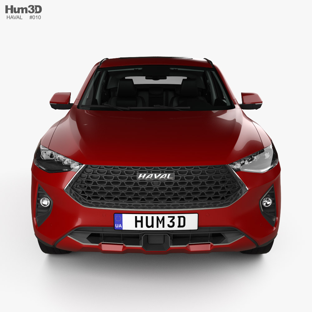 Haval F7x with HQ interior 2021 3D model - Download Crossover SUV on ...