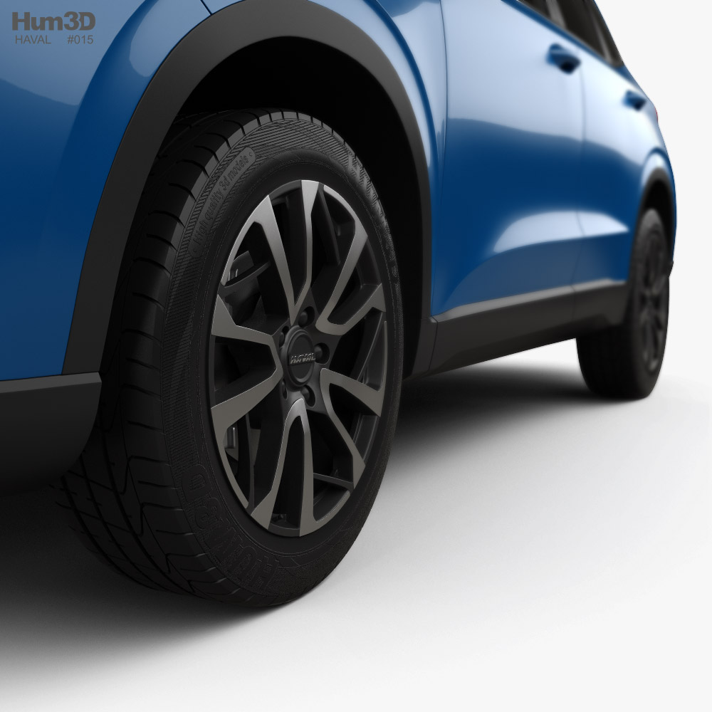 Haval H6 Premium 2023 3D model - Download Crossover SUV on 3DModels.org