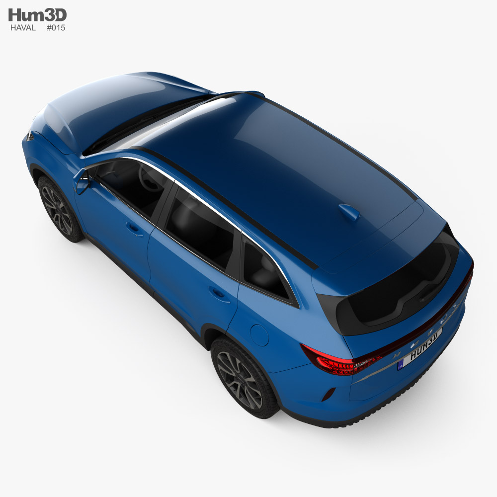 Haval H6 Premium 2023 3D model - Download Crossover SUV on 3DModels.org