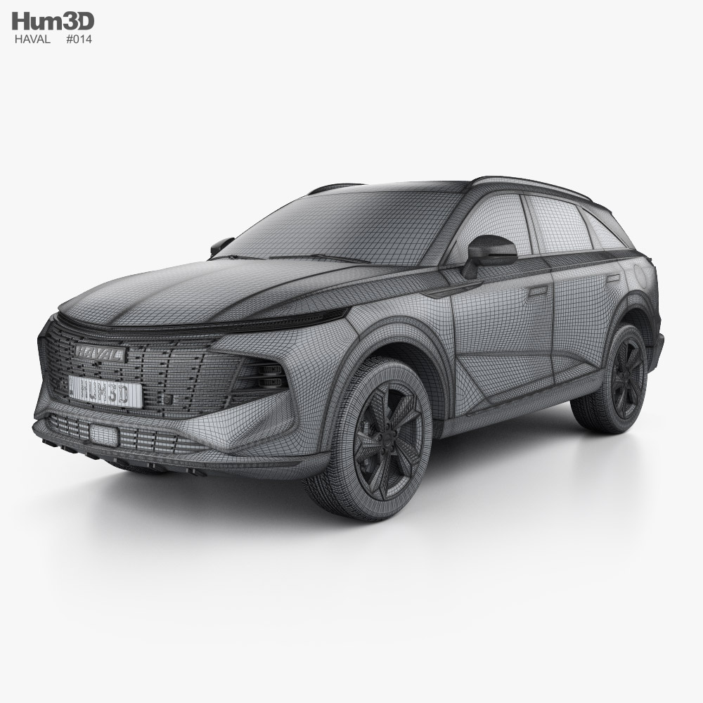 Haval XY 2023 3D model - Download Crossover SUV on 3DModels.org