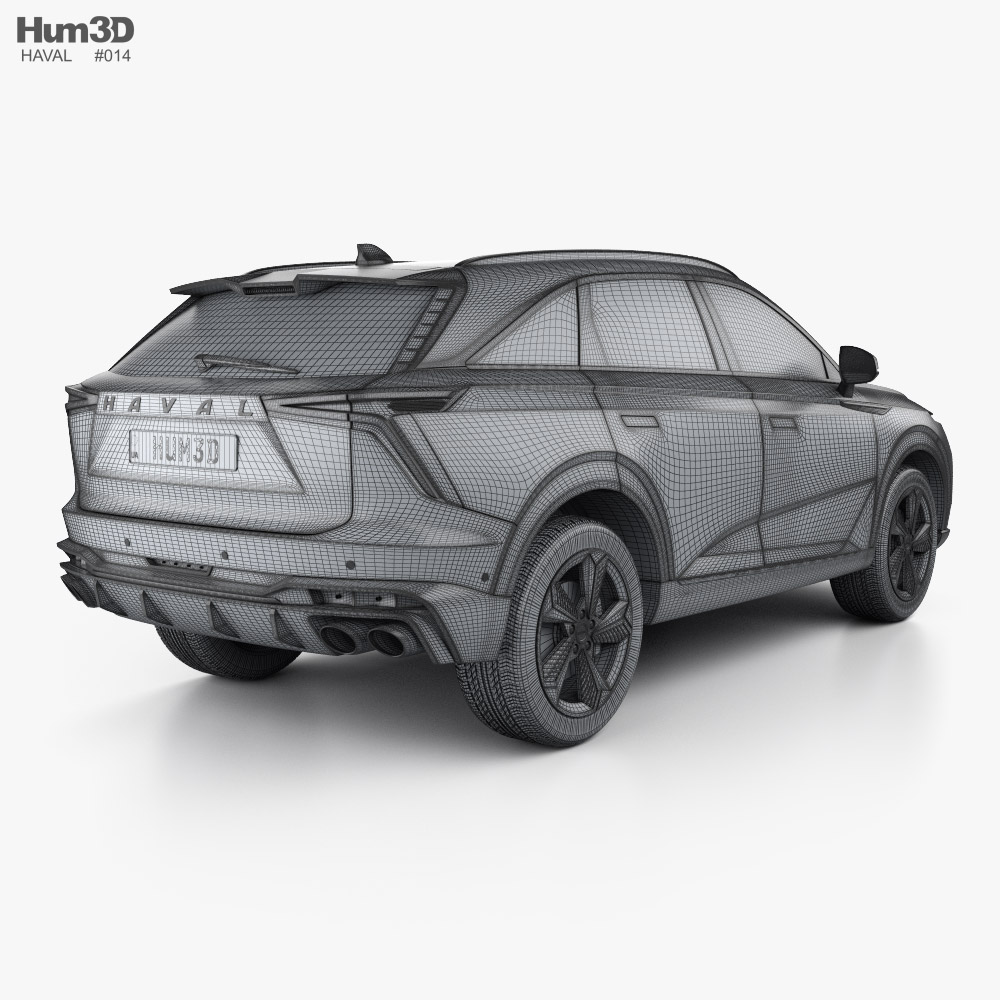 Haval XY 2023 3D model - Download Crossover SUV on 3DModels.org