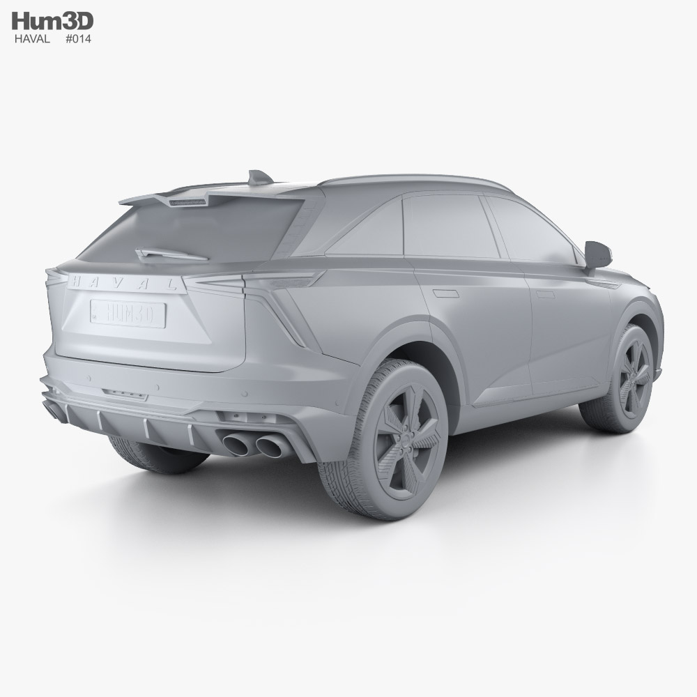 Haval XY 2023 3D model - Download Crossover SUV on 3DModels.org