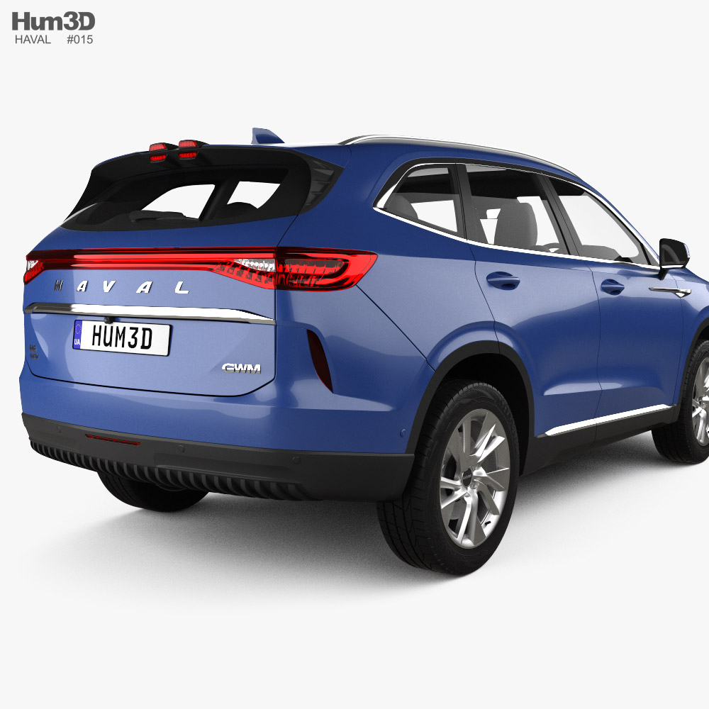 Haval H6 Híbrido 2024 Modelo 3D - Baixar Crossover SUV no 3DModels.org