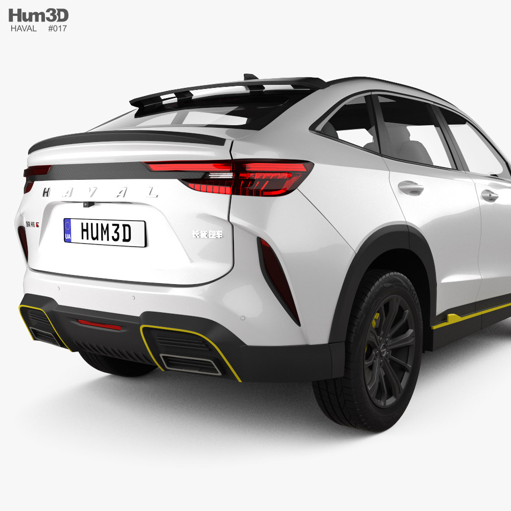 Haval H6 S 2025 3D model - Download Crossover SUV on 3DModels.org