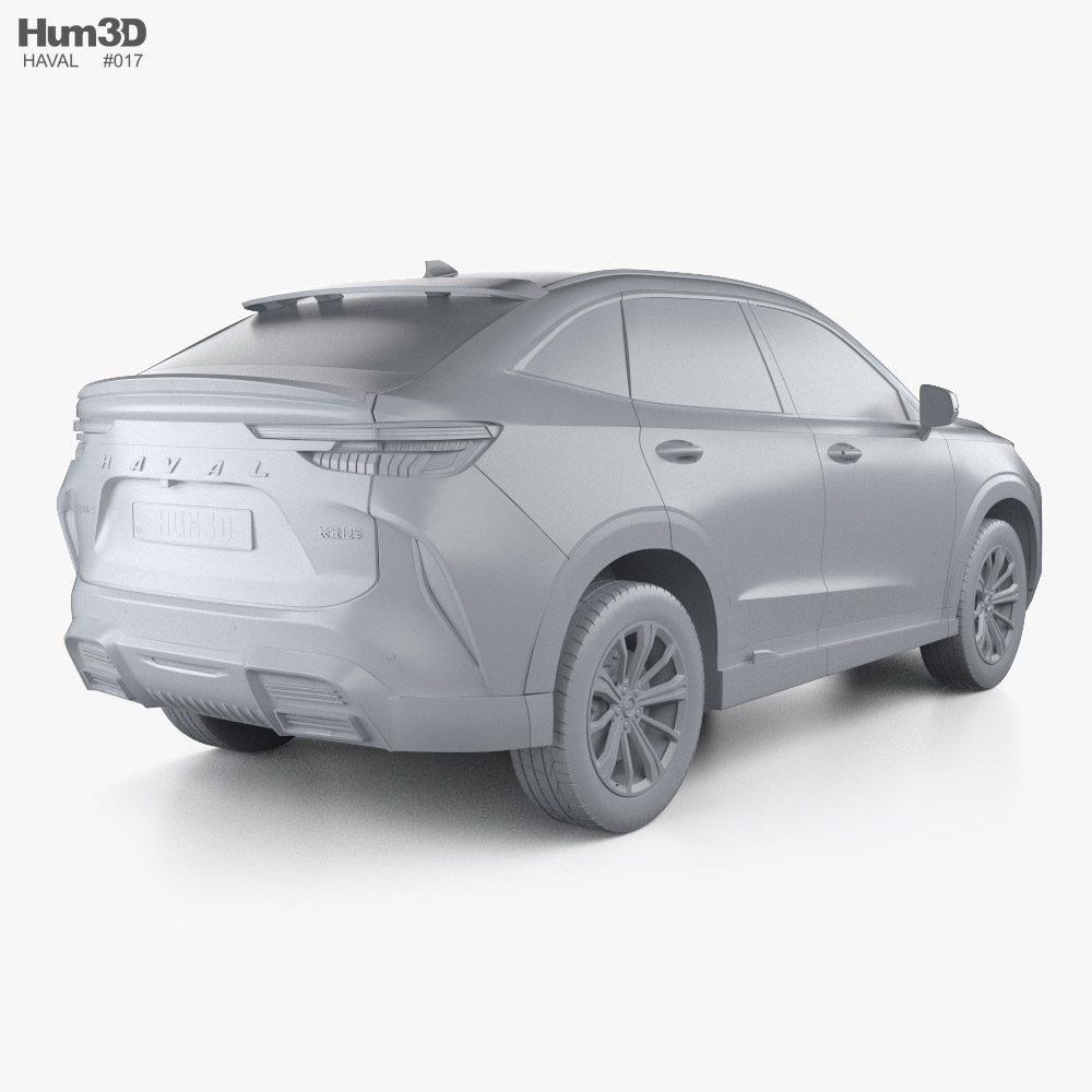 Haval H6 S 2025 3D model - Download Crossover SUV on 3DModels.org