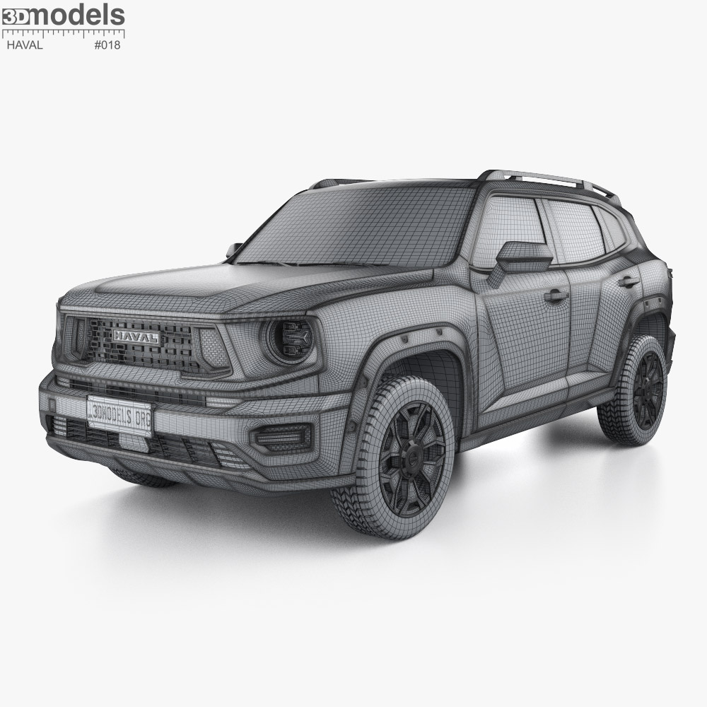 Haval Big Dog 2025 3D model - Download Crossover SUV on 3DModels.org