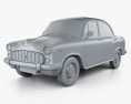 Hindustan Ambassador Classic 2003 3D model - Download 1990-1999 on ...