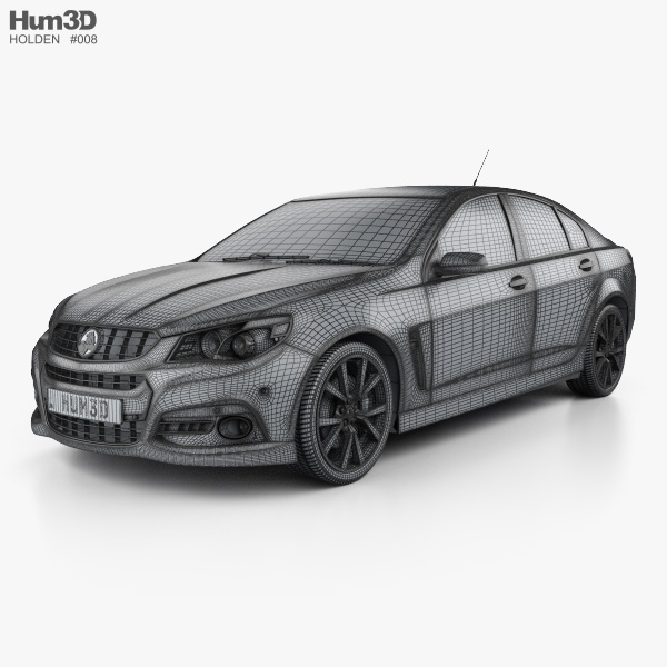 Holden VF Commodore Calais V SSV 2017 3D model - Download Sedan on ...