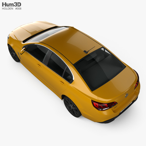 Holden VF Commodore Calais V SSV 2017 3D model - Download Sedan on ...