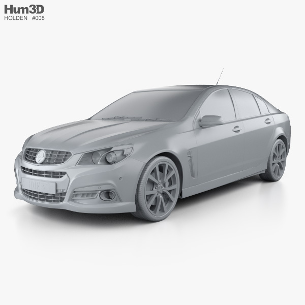 Holden VF Commodore Calais V SSV 2017 3D model - Download Sedan on ...