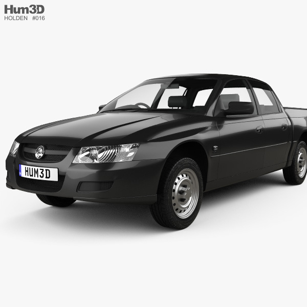 Holden Crewman 2007 3D model - Download Pickup on 3DModels.org