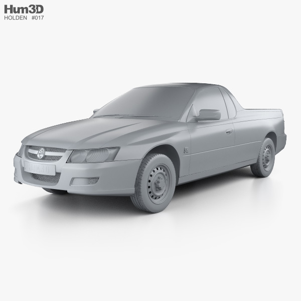 Holden VZ Ute 2007 3D model - Download Pickup on 3DModels.org