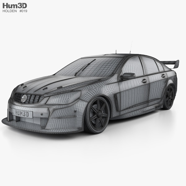 Holden Commodore VF Supercar 2013 3D model - Download Sedan on 3DModels.org