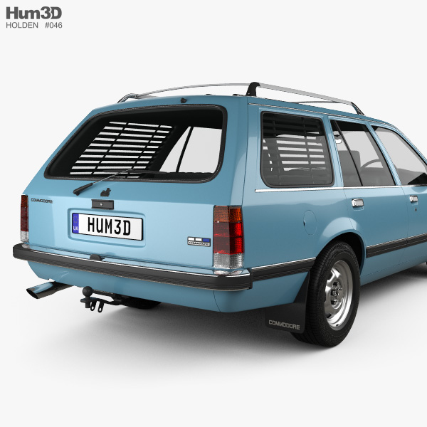 Holden Commodore Wagon 2018 3D model - Download Wagon car on 3DModels.org