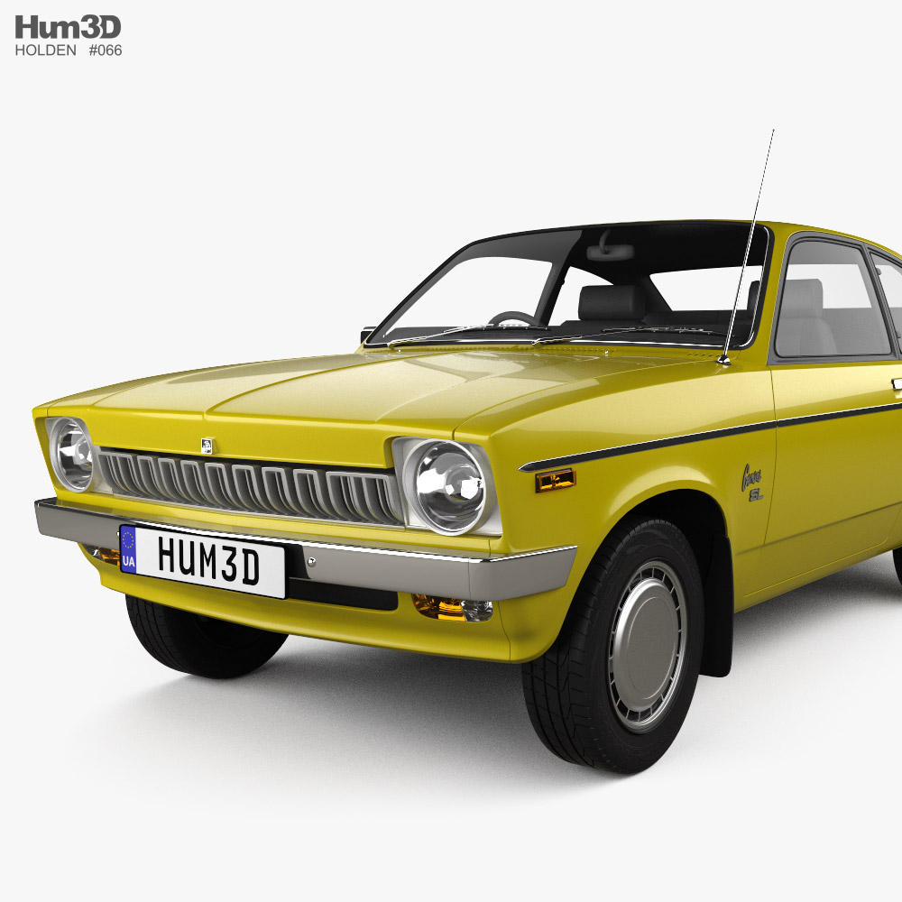 Holden Gemini coupe SL 1980 3D模型 - 下载 Sports car on 3DModels.org
