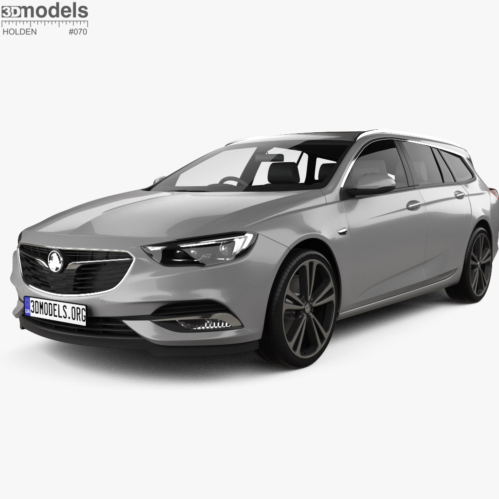 Holden Commodore Sportwagon 2021 3D model - Download Wagon car on ...