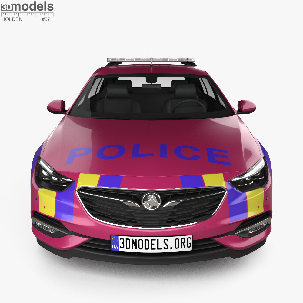 Holden Commodore sedan Police New Zealand 2021 3D model - Download ...