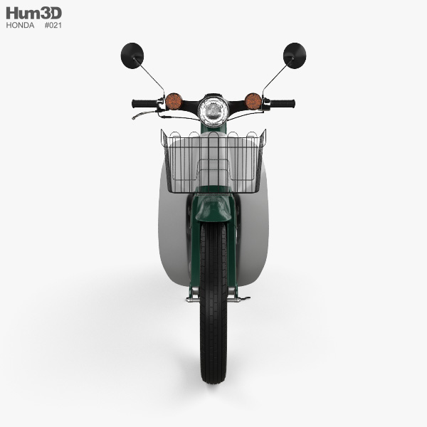 Honda Super-Cub 1971 3D model - Download Motorcycle on 3DModels.org