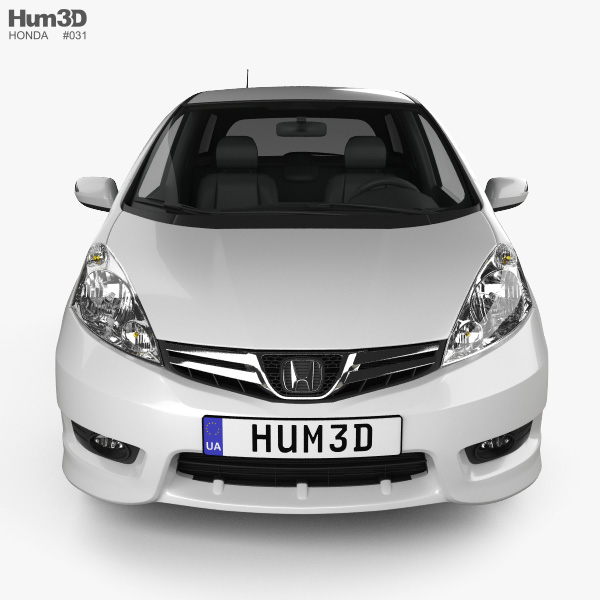 Honda Fit (Jazz) Shuttle 2015 3D model - Download Wagon car on 3DModels.org