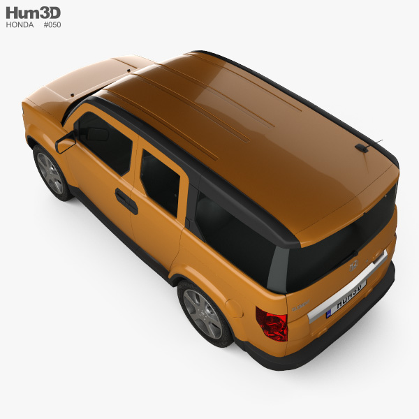Honda Element EX 2010 Modelo 3D - Descargar Crossover SUV on 3DModels.org