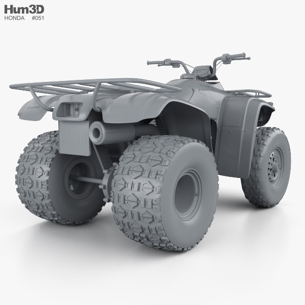 Honda FourTrax Recon 2001 3D model - Download ATV on 3DModels.org