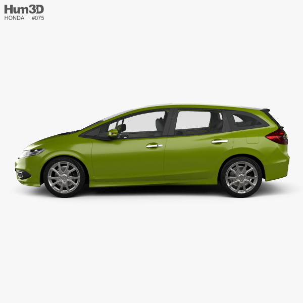 Honda Jade with HQ interior 2016 3D model - Download Van on 3DModels.org