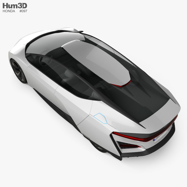 Honda FCEV 2017 3D model - Download Sedan on 3DModels.org