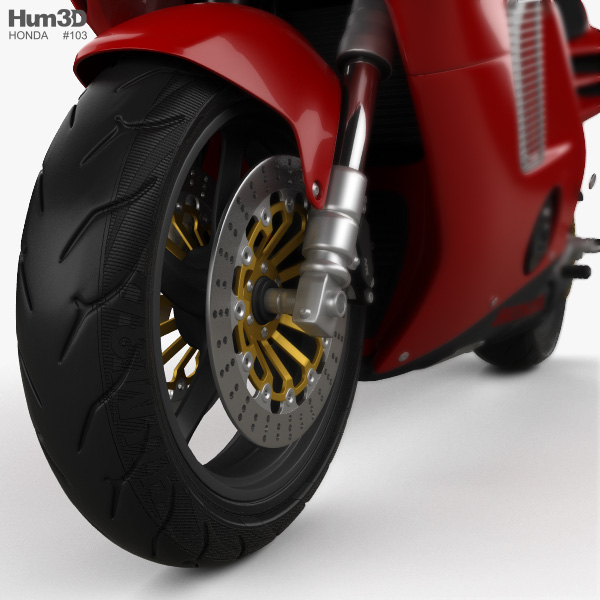 Honda NR 1992 Modelo 3D - Descargar Motocicletas on 3DModels.org