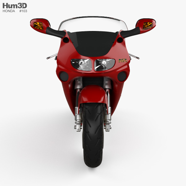 Honda NR 1992 Modelo 3D - Descargar Motocicletas on 3DModels.org