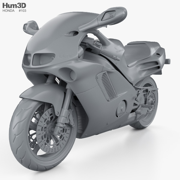 Honda NR 1992 Modelo 3D - Descargar Motocicletas on 3DModels.org