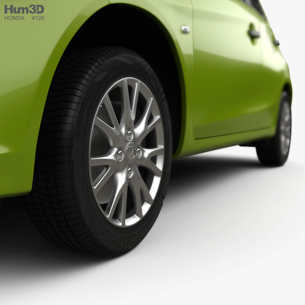 Honda Brio 2015 3D model - Download Hatchback on 3DModels.org