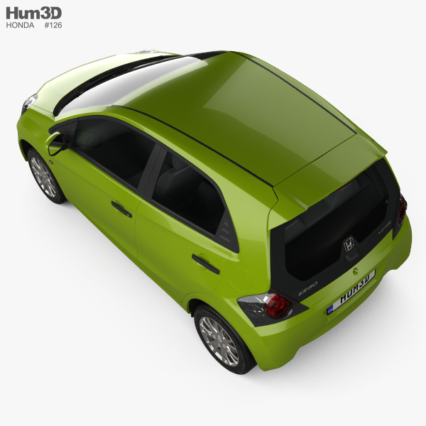 Honda Brio 2015 3D model - Download Hatchback on 3DModels.org
