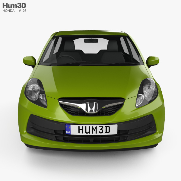 Honda Brio 2015 3D model - Download Hatchback on 3DModels.org