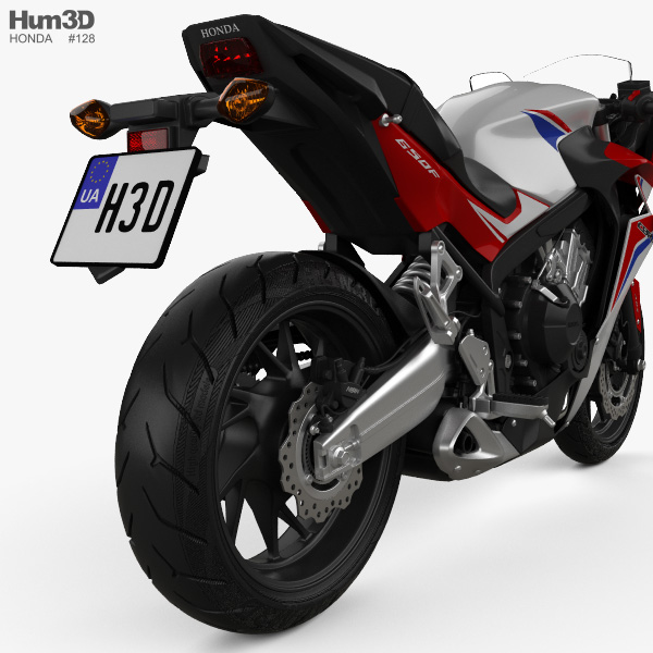 Honda CBR650F 2015 3D model - Download Motorcycle on 3DModels.org