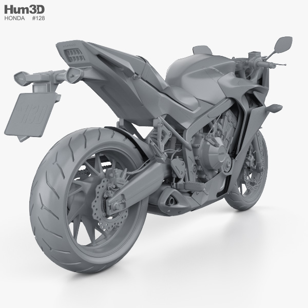 Honda CBR650F 2015 3D model - Download Motorcycle on 3DModels.org