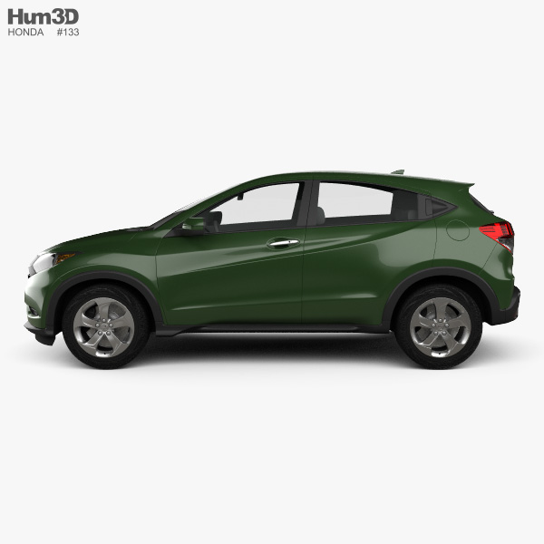 Honda HR-V LX 2018 3D model - Download Crossover SUV on 3DModels.org