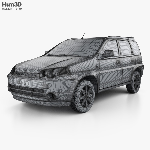 Honda HR-V 2005 3D model - Download Crossover SUV on 3DModels.org