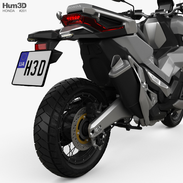 Honda X-ADV 2017 3D model - Download Motorcycle on 3DModels.org