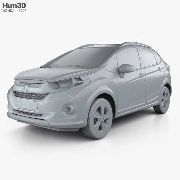 Honda WR-V 2020 3D model - Download Crossover SUV on 3DModels.org